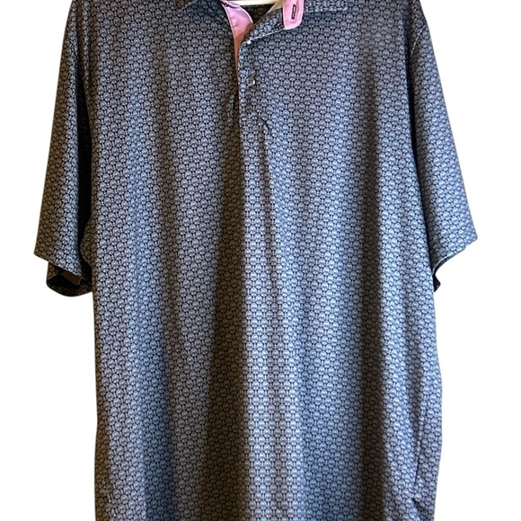 Puma | Shirts | Puma Gray Golf Polo Shirt With Subtle Palm Tree Design ...